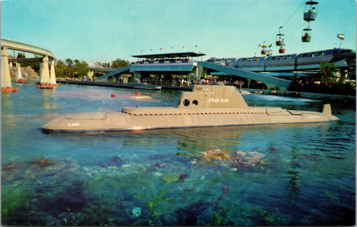 Submarine Ride Disneyland Anaheim California Postcard | eBay