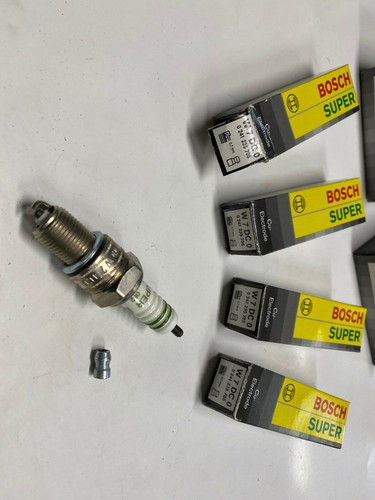 W7DC0 0241235705 0242235663 KIT 4 PZ CANDELE BOSCH SPARK PLUGS VW ...