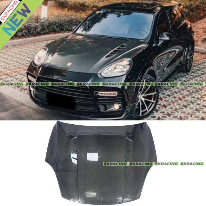 Fit For Porsche Cayenne 2018-2023 Carbon Fiber Front Engine Hoods ...