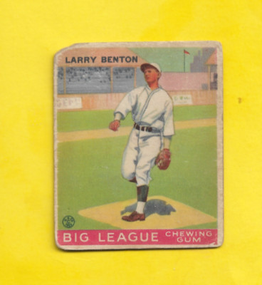 1933 Goudey Larry Benton #45 Cincinnati Reds GOOD- FREE SHIPPING | eBay