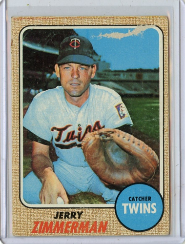 1968 Topps Jerry Zimmerman Minnesota Twins #181 ⭐️💥🎯 Original | eBay