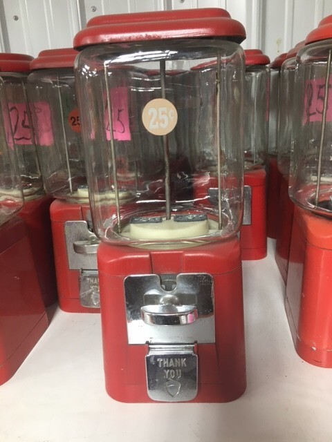 Antique Vintage Oak Acorn 8lb Glass Globe Gumball Candy Nut vending ...