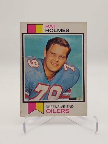 1973 Topps Football Pat Holmes Houston Oilers Card #477 | eBay