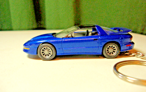 1996 PONTIAC FIREBIRD T/A BLUE NEW KeyCHAIN! KEY RING Diecast 1995 96 ...