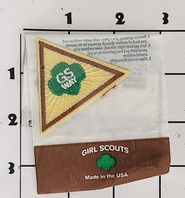 Girl Scout Brownie The Girl Scout Way Patch Iron NOS Sealed Embroidered ...