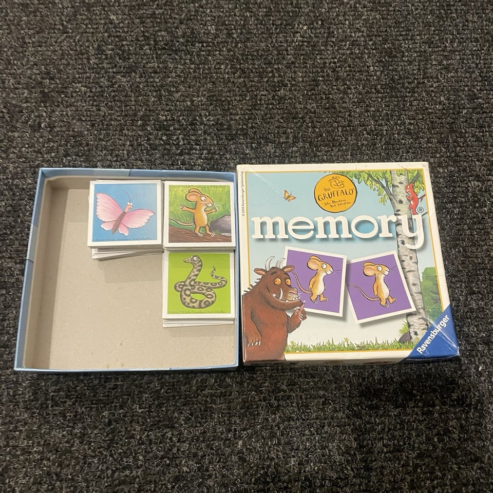 The Gruffalo Mini Memory Game, Mint Condition Missing 1 Card ...