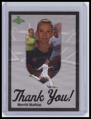 2024 PARKSIDE NWSL SOCCER VOL 2 THANK YOU MERRITT MATHIAS /100 | eBay