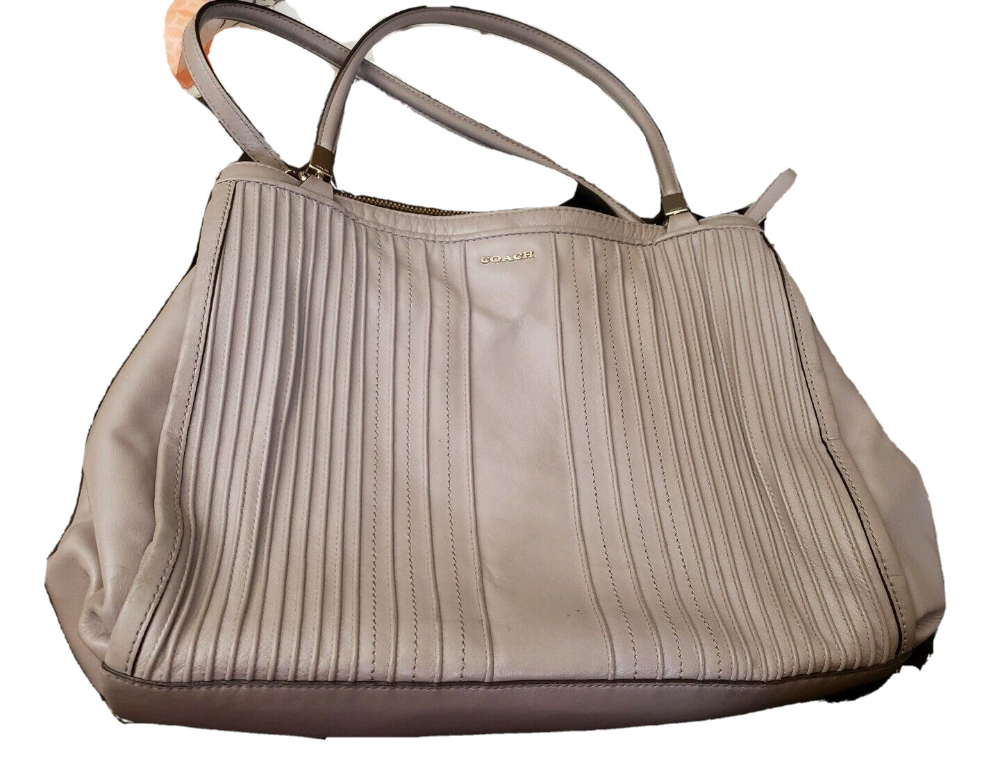 Coach Madison Cafe Carryall In Pintuck Leather 27889 … - Gem