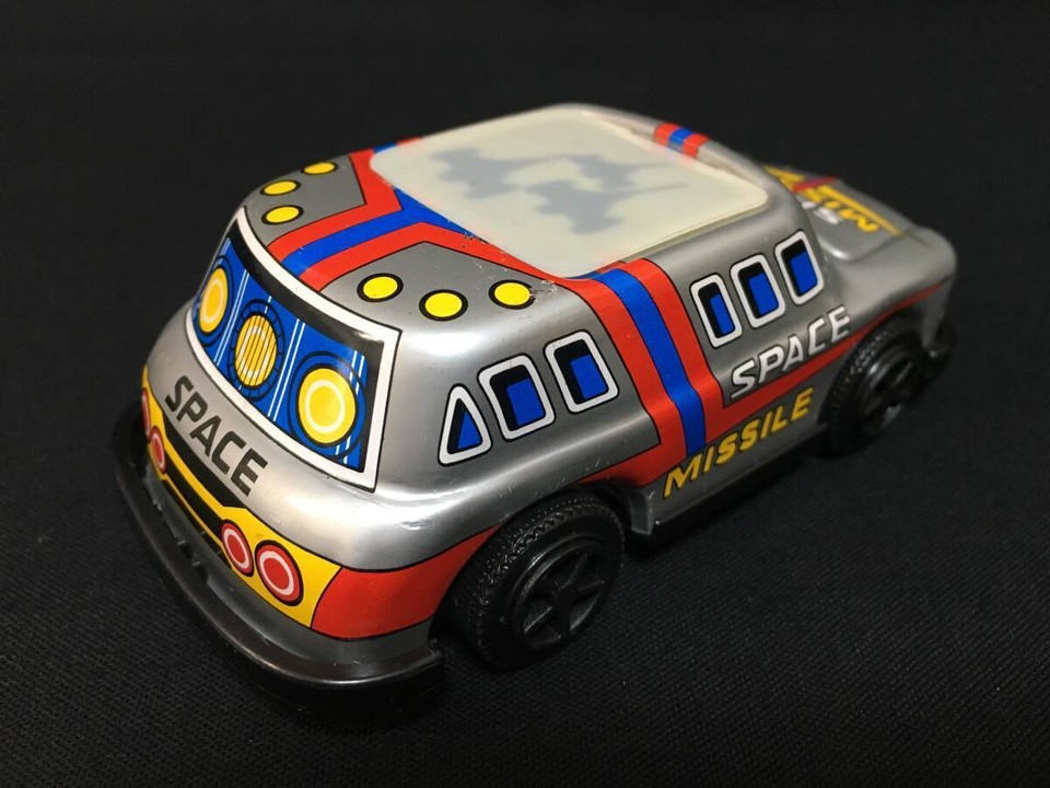 Sanko Manufacturing Space Missile Tin Friction Mini Car Sf Made In ...