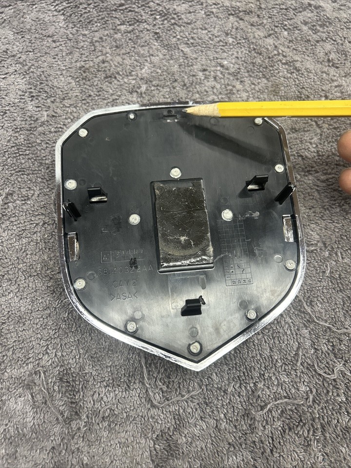 USED broken clip GENUINE OEM Ram 1500 Front Grille Emblem Badge ...