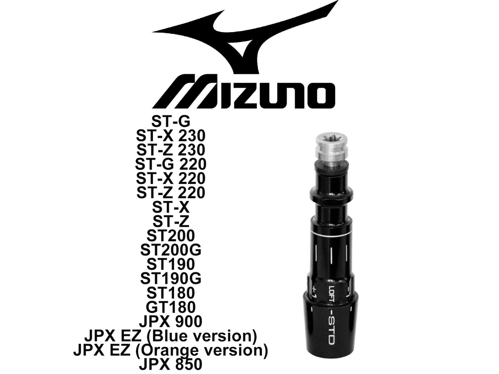 Mizuno .335 Driver Shaft Adaptor. UK Stock, Fast P&P. STX 230 STZ 220 ...