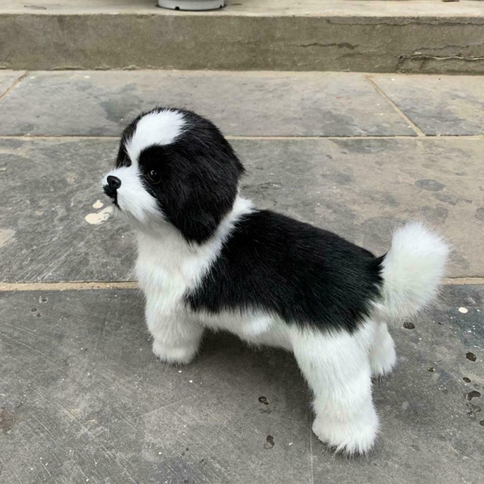 Realistic Puppy Simulation Toy Dog Puppies Lifelike Toy. Stuffed | eBay