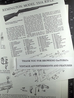 1957-1988 1960's 1970's 1980 Remington Model 550A rifle 80's ...