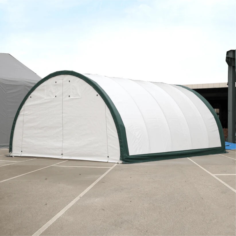 W20'xL30'xH12' Portable Single Truss Arch Storage Shelter 11OZ PE ...