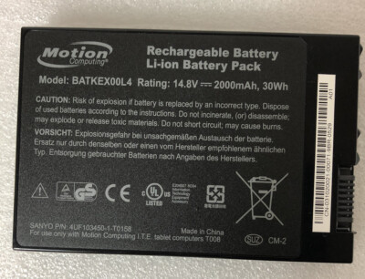 Motion Battery BATKEX00L4 14.8V 2000mAh 30WH For Model T008 J3400 J3500 ...
