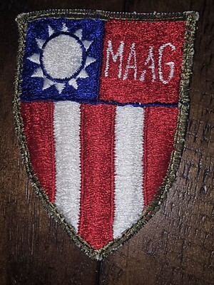 Korea War US Army Theater Made MAAG Formosa Assistance Command Patch L ...