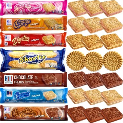 Hills Creams Mixed Biscuits 150g Variety Flavours of Cream Biscuits-9 ...