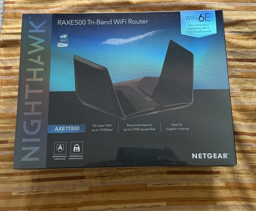 NETGEAR - Nighthawk AXE11000 Tri-Band WiFi 6E Router - Black | eBay