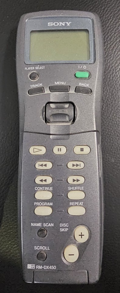 Sony RM-DX450 Remote Control for CDP-CX450 - Sony OEM | eBay