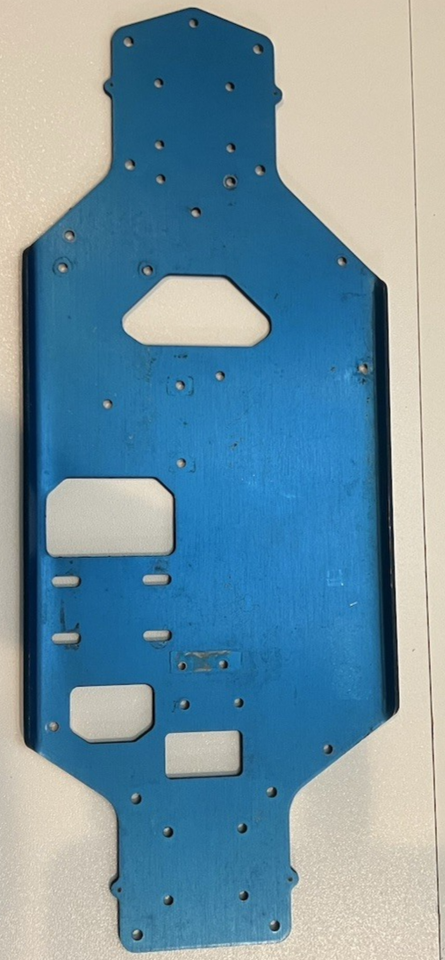 Team Associated Nitro TC3 NTC3 Blue Aluminum Chassis Plate ASC2224 Used ...