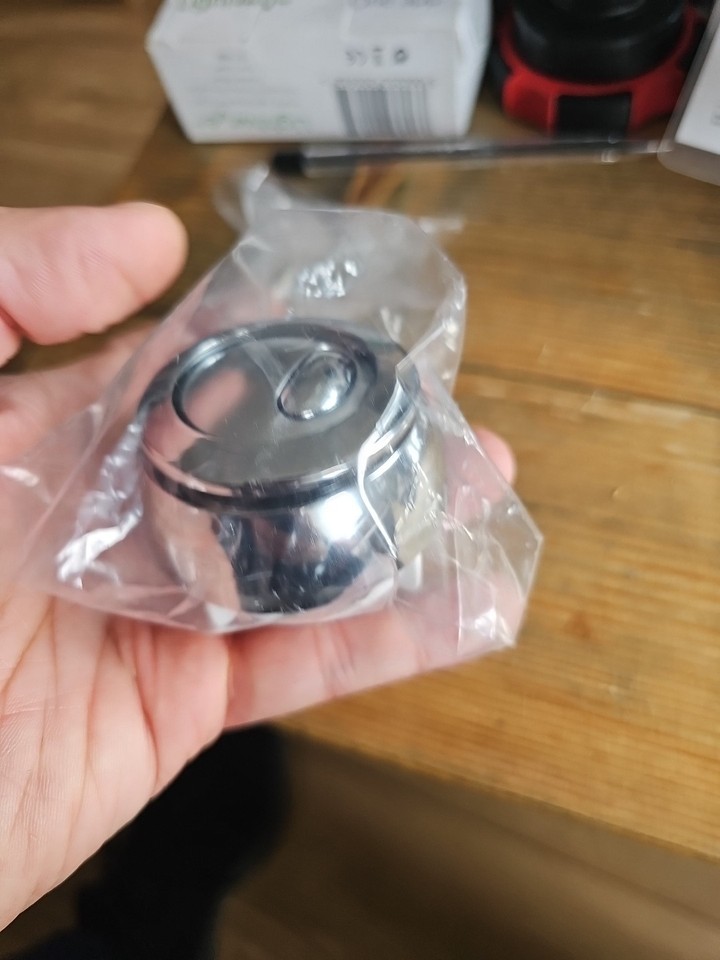 Siamp Optima 50 Toilet WC Dual Flush Replacement Push Button Chrome ...