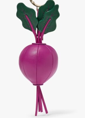 NWT Kate Spade Harvest Time 3D Beet Vegetable Keychain Purple | eBay