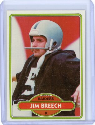 1980 TOPPS JIM BREECH #107 NM-MT TO MINT SET BREAK RAIDERS | eBay