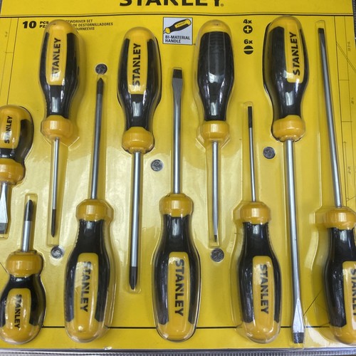 Stanley Tools 10 Piece Standard Screwdriver Set Brand New STHT60799 | eBay