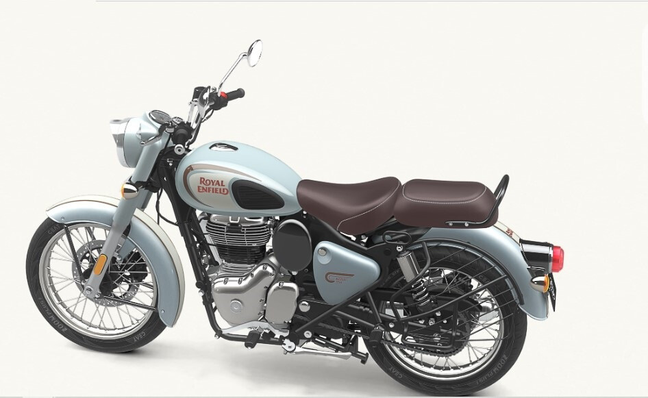 Black "Pillion Backrest Carrier" Fit for Royal Enfield New Classic 350 ...