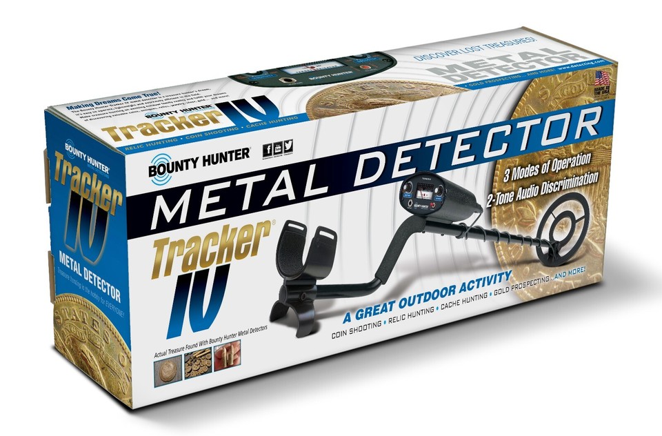 Bounty Hunter Tracker IV Metal Detector with Bonus PinPointer | eBay