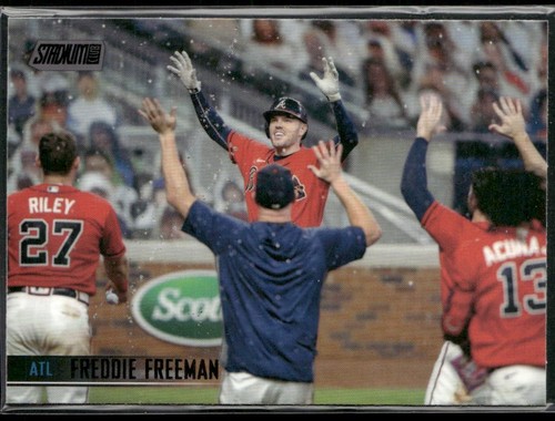 Freddie Freeman 2021 Stadium Club #153 Atlanta Braves | eBay