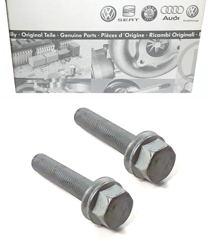Genuine VW Audi 2x Rear Brake Caliper Carrier Bracket Bolt Kit M12x62 ...