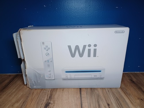 Nintendo Wii White Console RVL-101 Rare Model Open Box Never Used CIB ...