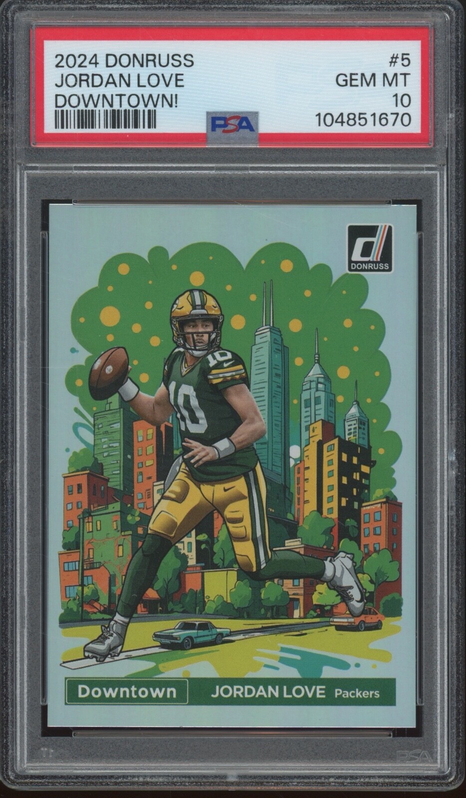 Jordan Love 2024 Donruss #5 Downtown /(SSP) Price Guide - Sports Card ...