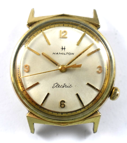 Vintage Hamilton Electric 10KGF Fancy Lug Case Wrist Watch lot.e | eBay