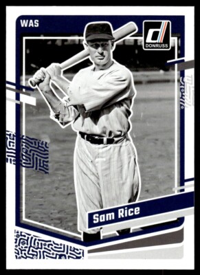 2023 Donruss Sam Rice Washington Senators #164 | eBay