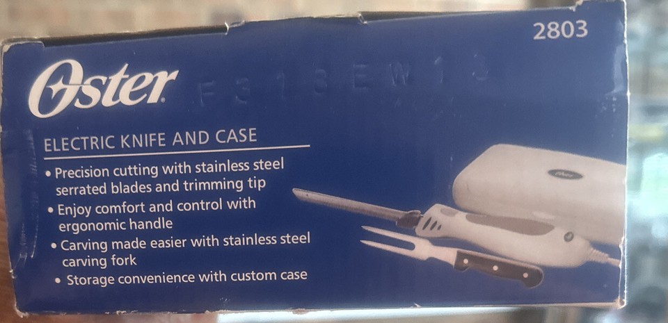 Vintage Oster Electric Knife In Original Case TESTED WORKS!!!! | eBay