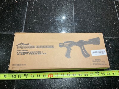 Hog Wild Atomic Power Popper Gun With 12 Balls Orange | eBay