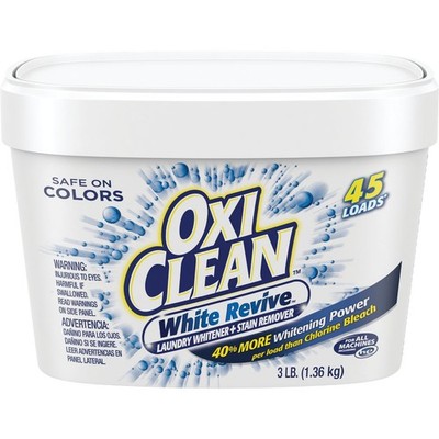 OxiClean White Revive 3 Lb. Laundry Whitener and Stain Remover 57037 ...
