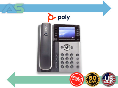 Poly Edge E350 IP Office Desk Phone Microban Enterprise Audio Bluetooth ...