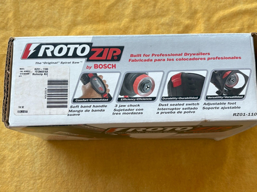 Bosch RotoZip RZ1 5 Amp 30,000 RPM 1/4" Collet Rotary Tool Spiral Saw ...