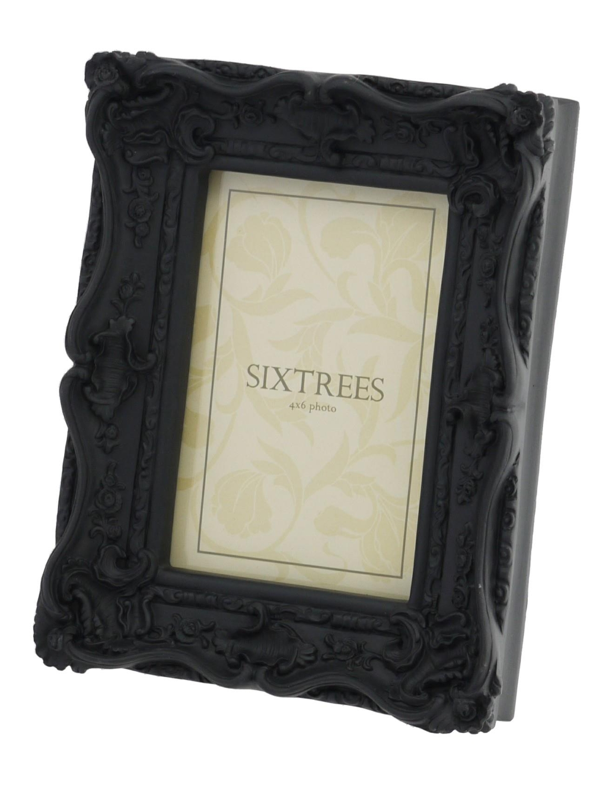 Shabby Chic Very Ornate Black 6 x 4 inch Photo Frame Sixtrees Chelsea ...