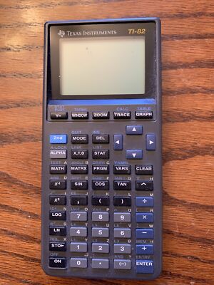 Texas Instruments TI-82 Graphing Calculator Pre-owned Tested Works Math ...
