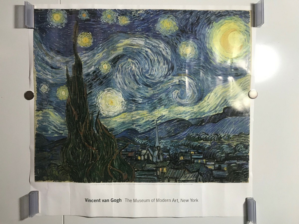 The Starry Night Vincent Van Gogh Moma Starry Night Umbrella By MoMA