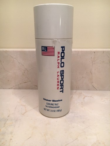 Polo Sport Ralph Lauren Water Basics Cooling Talc 3.5 oz New No Box No ...