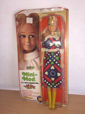 M & S Shillman PITTI MINI-MOD 11" Fashion Doll Soft Plastic #3 MOC ...