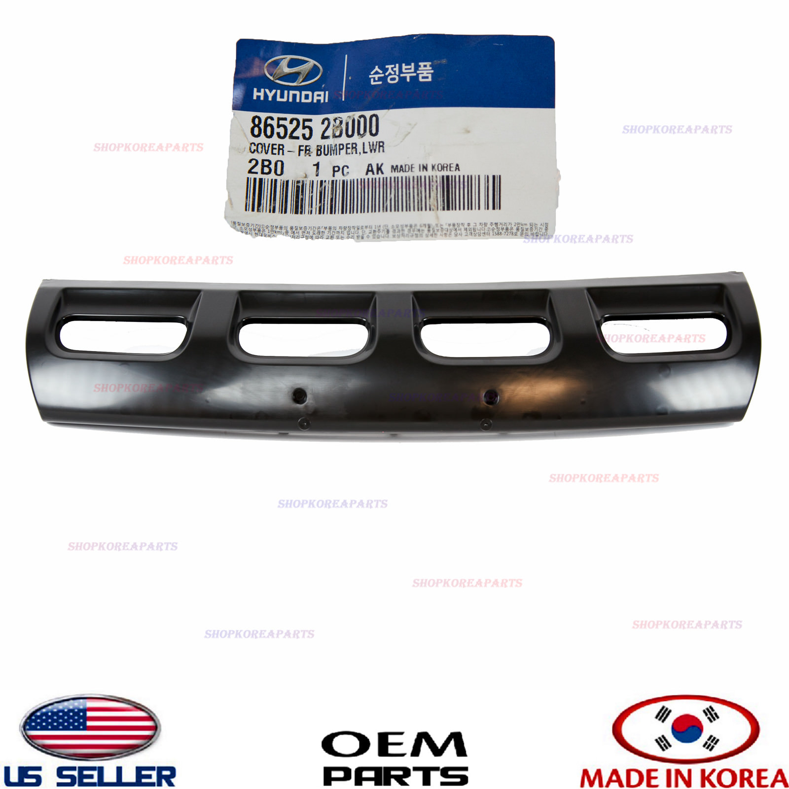 Genuine Bumper Front Cover Fascia Lower Grille Cover ⭐OEM⭐ Santa Fe ...