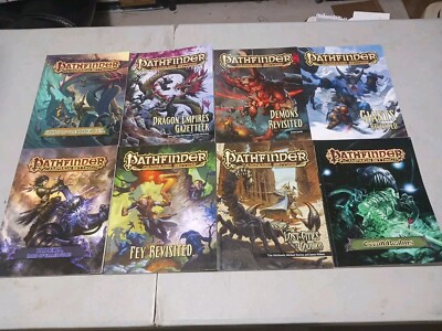 Lot 14A 8X Pathfinder Giant Demon Fey Occult Module Bestiary Campaign ...