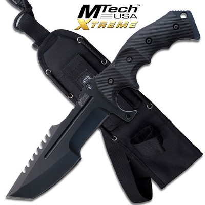 11" MTECH XTREME TACTICAL COMBAT HUNTING KNIFE Survival Military Fixed ...