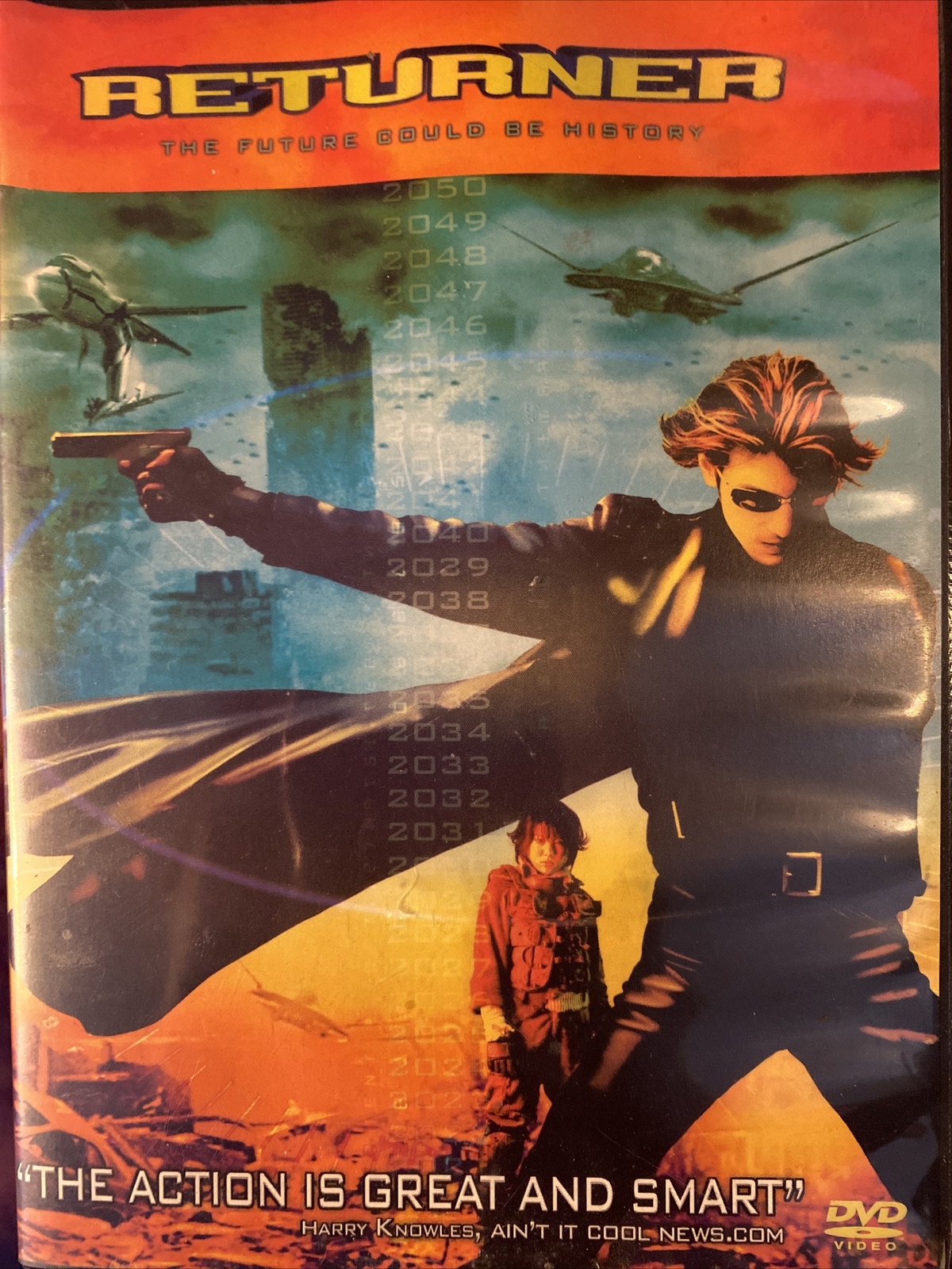 Returner 2004 DVD Columbia Tristar 00818 Takeshi Kaneshiro Sci-fi ...